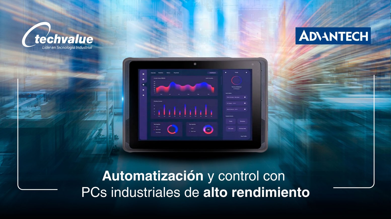 Automatización y control con PCs industriales de alto rendimiento
